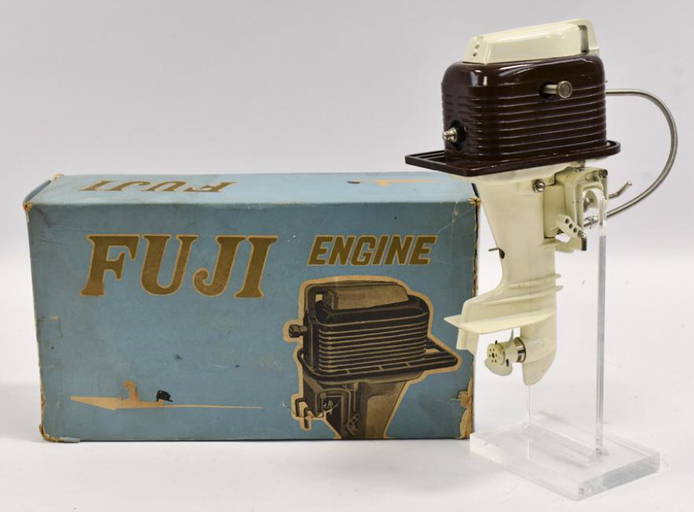 Large Sized Japanese Fuji Boat Motor w/ Box (#6562) on Jan 20, 2023 ...
