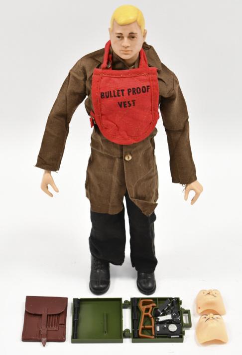 Vintage Hasbro Gi Joe Secret Agent Set With Figure