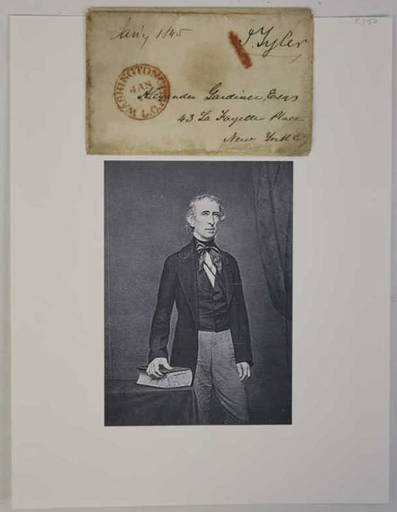 President John Tyler Signature On Envelope - Jan 07, 2023 | Kraft ...