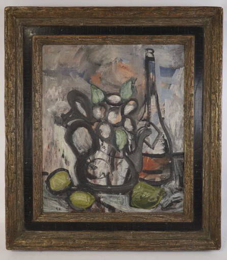 Georges Rouault Abstract Still Life Oil On Board (#4464) on Jan 07 ...