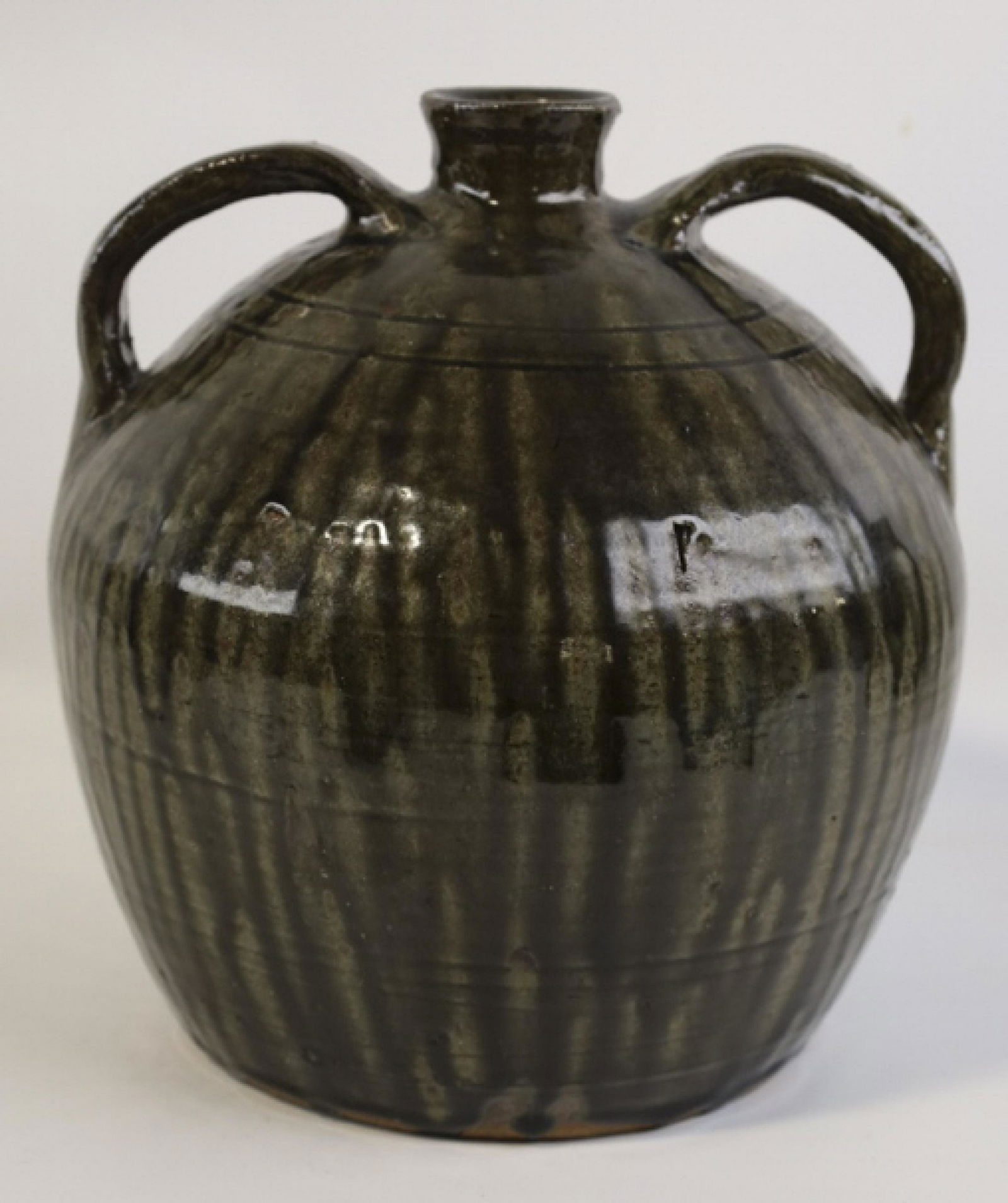 Lanier Meaders Georgia Pottery Two-Handled Jug (#4880) on Jan 07, 2023 ...
