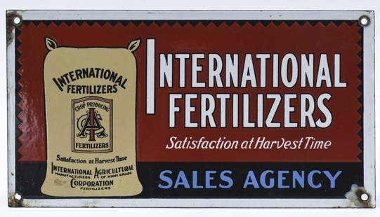 Vintage Porcelain Adv. Sign