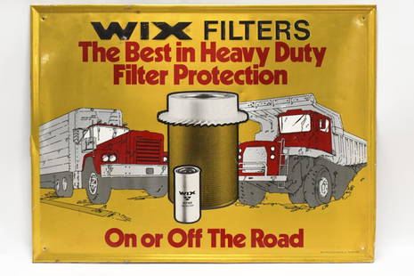 Vintage Sst Wix Filters On Or Off Road Adv Sign