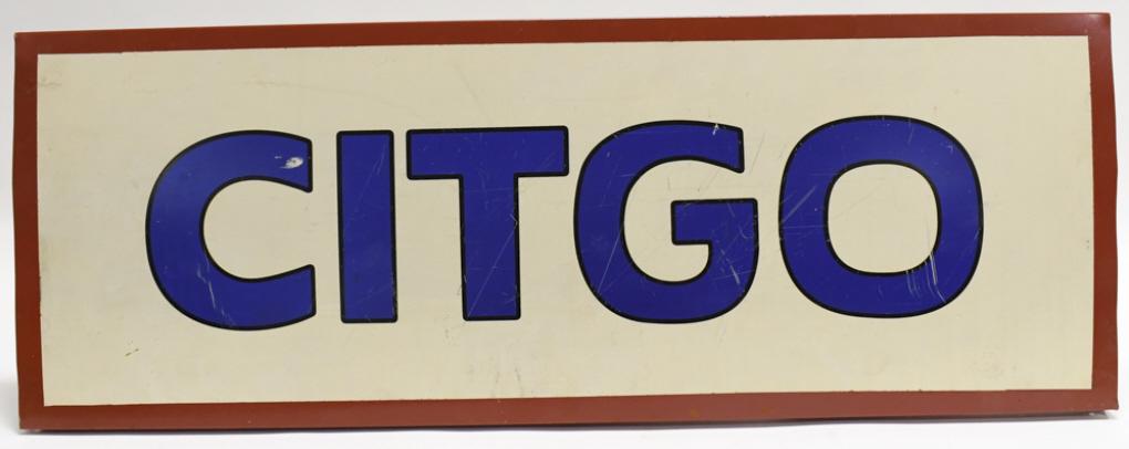 Vintage Sst Citgo Service Station Adv Sign