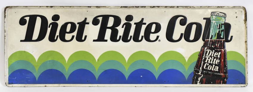 Vintage Diet Rite Cola Sign
