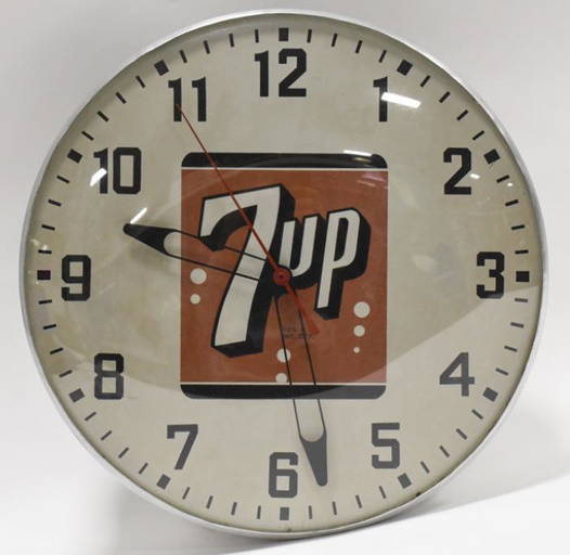 Vintage 7up Soda Advertising Clock (#10347) on Jan 19, 2023 | Kraft ...