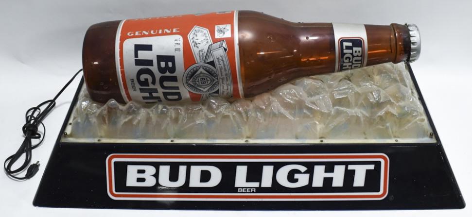 Vintage Bud Light Beer Promo Pool Table Light
