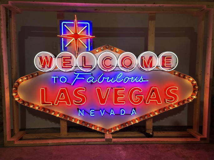 8ft SST Las Vegas Animated Neon Flasher Sign (#8023) on Jan 22, 2023 ...