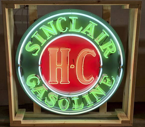 SST Sinclair HC Gasoline Animated Neon Sign 48x48 (#8197) on Jan 22 ...
