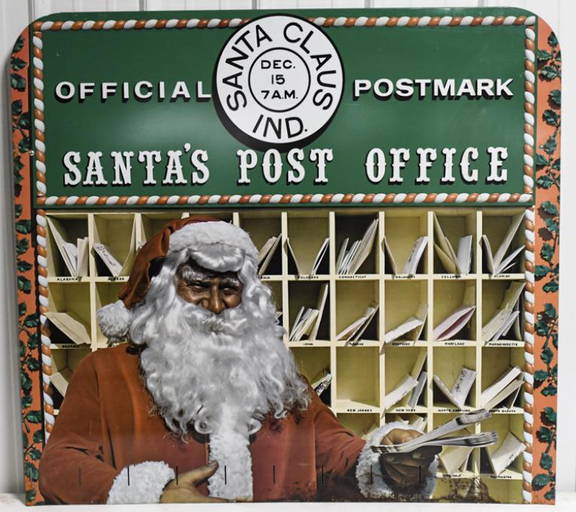 Vintage SST Santa Claus IN Santas Post Office Sign (#8284) on Jan 22 ...