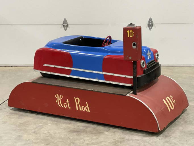Vintage Hot Rod Coin Op Kiddie Ride (#8384) on Jan 22, 2023 | Kraft ...