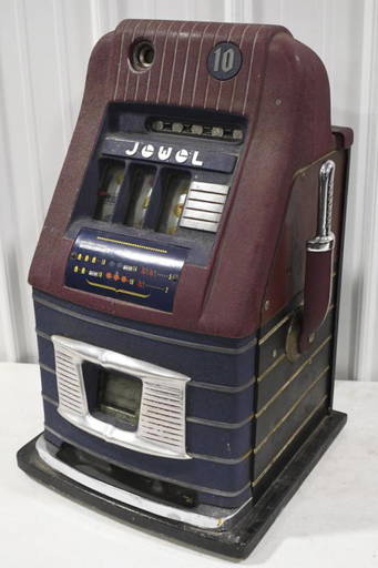 Vintage Mills Jewel Bell 10 Cent High Top Slot Machine