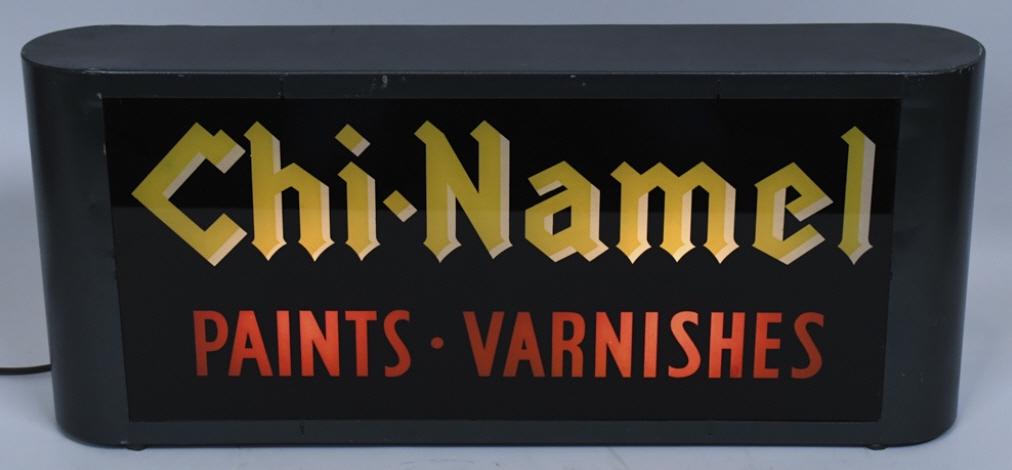 Vintage Chi-Namel Paints ROG Glass Lighted Sign (#8598) on Jan 22, 2023 ...