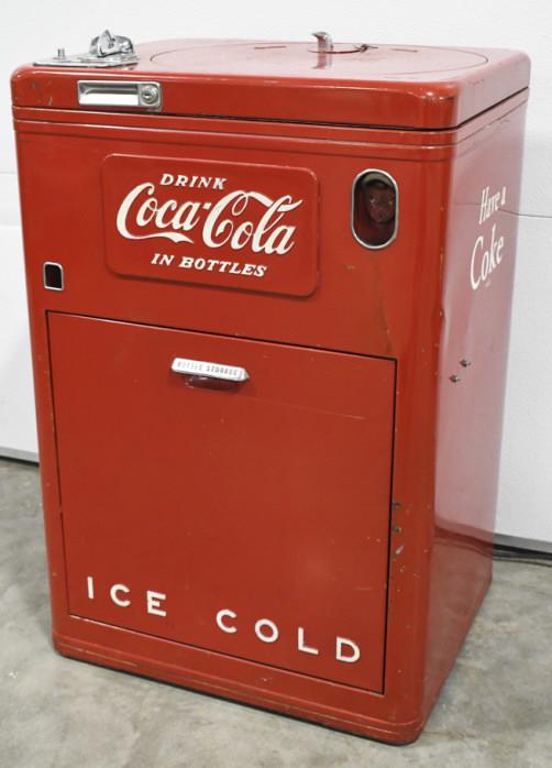 Vtg Coca Cola Vendo A 23 Spin Top Vending Machine