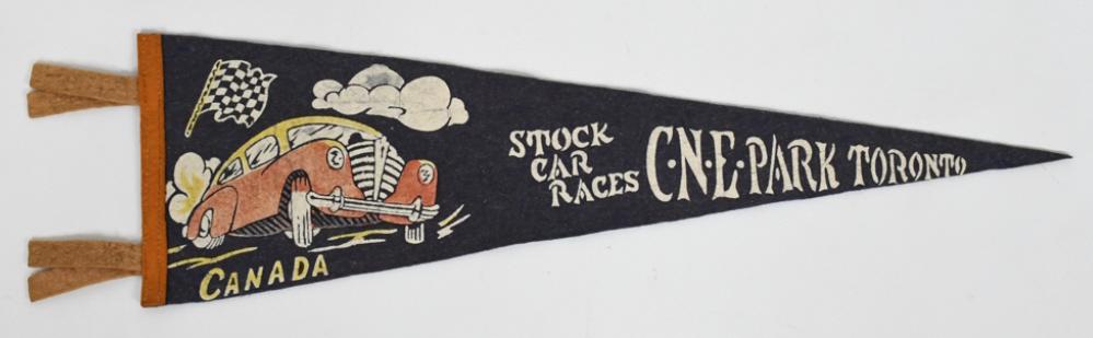 1950s CNE Park Toronto Stock Car Racing Pennant (#8871) on Jan 22, 2023 ...