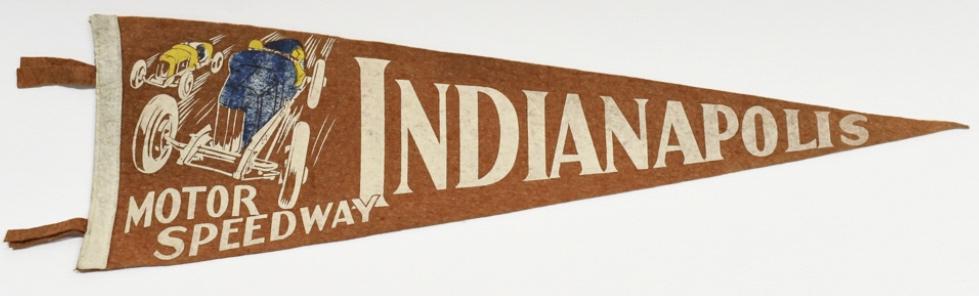 1920s Indianapolis Motor Speedway Racing Pennant