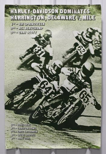 1975 Harley-Davidson Jay Springsteen Race Poster (#9001) on Jan 22 ...