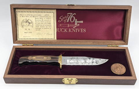 Buck Spirit Of 76 American Revolution Bowie Knife