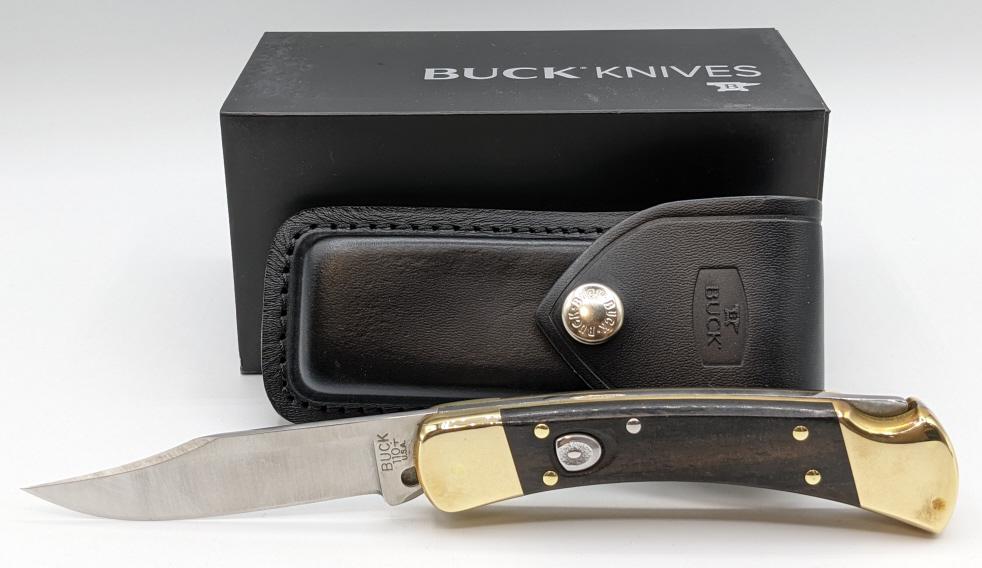NIB Buck 110 Switchblade w/ Brass Hardware (#0308) on Apr 14, 2023 ...