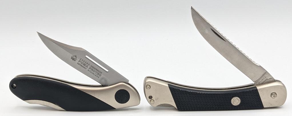 Puma 260 Lieutenant And Puma Protec Pocket Knives