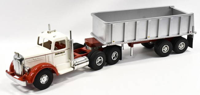 Custom Smith Miller Mack W Vern White Dump Trailer