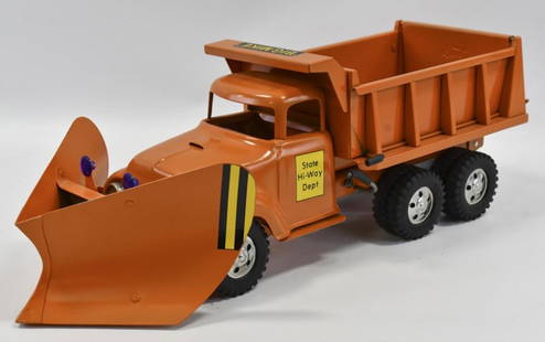 Original Tonka Big Mike Hydraulic Dump W Snow Plow