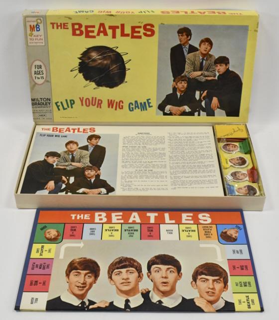 1964 Milton Bradley The Beatles Flip Your Wig Game