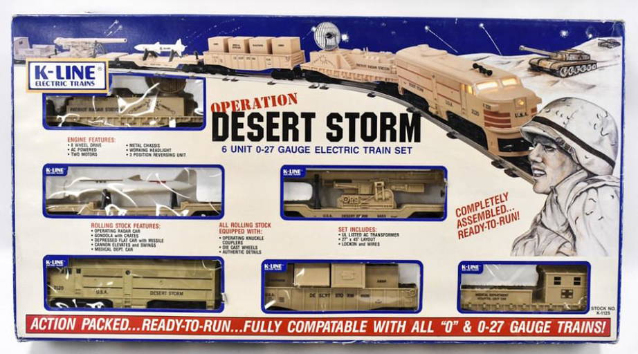 K Line Operation Desert Storm Train Set #k 1125