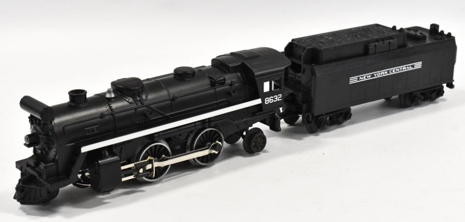 Lionel 4 4 2 Steam Locomotive #8632 And Nyc Tender