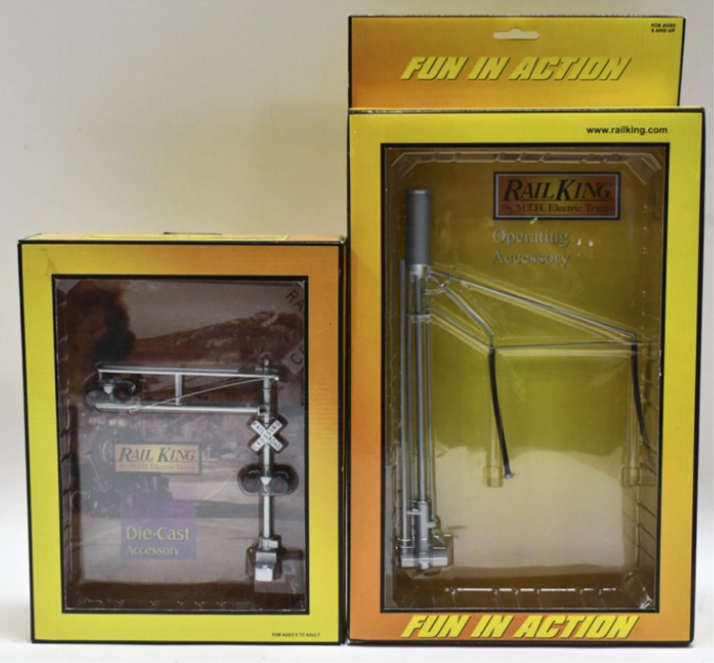 Mth Railking Sanding Tower & Crossing Signal