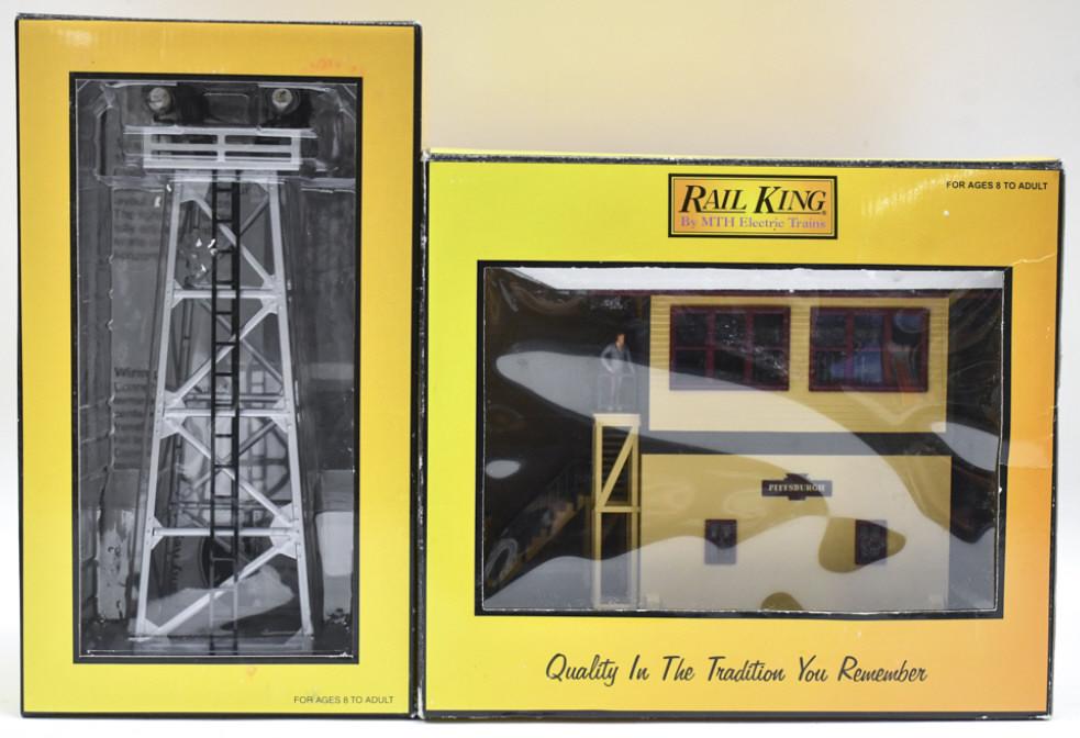 Mth Pennsylvania Switch Tower & Floodlight Tower