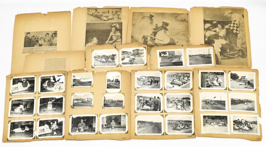 1950s Quarter Midget Racing Scrapbook Pages
