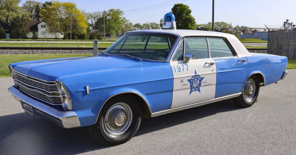 1966 Ford Galaxie 500 Chicago Police Car