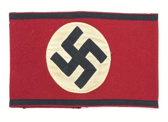 Wwii German Ss Arm Band With Rzm Tag Marked Auction
