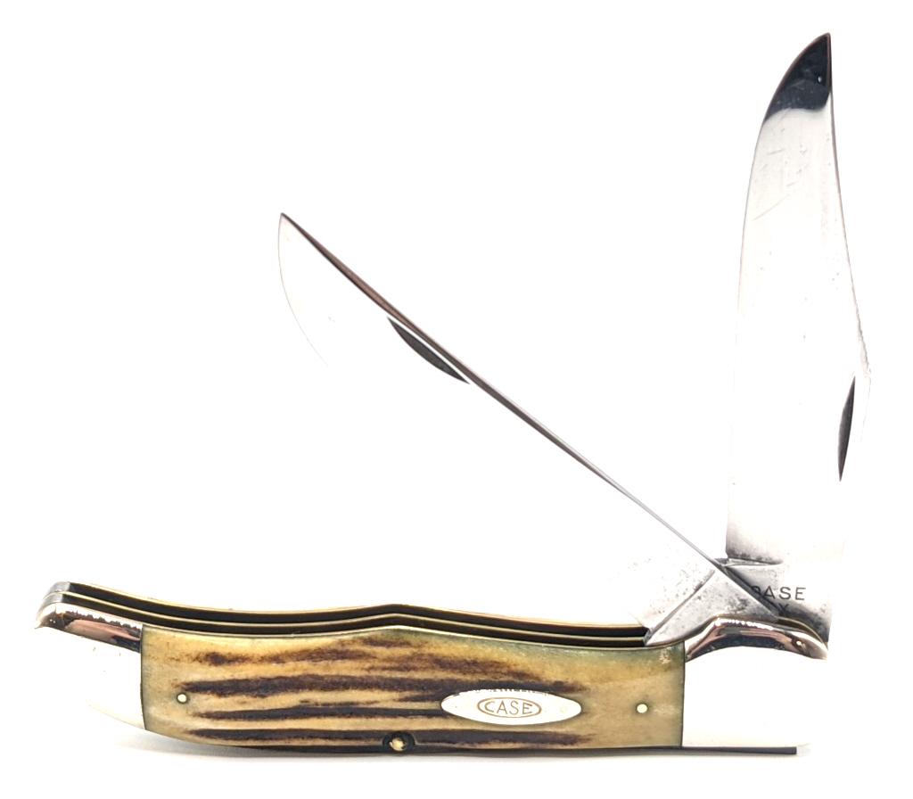 1940 64 Case Xx Stag Two Blade Folding Hunter