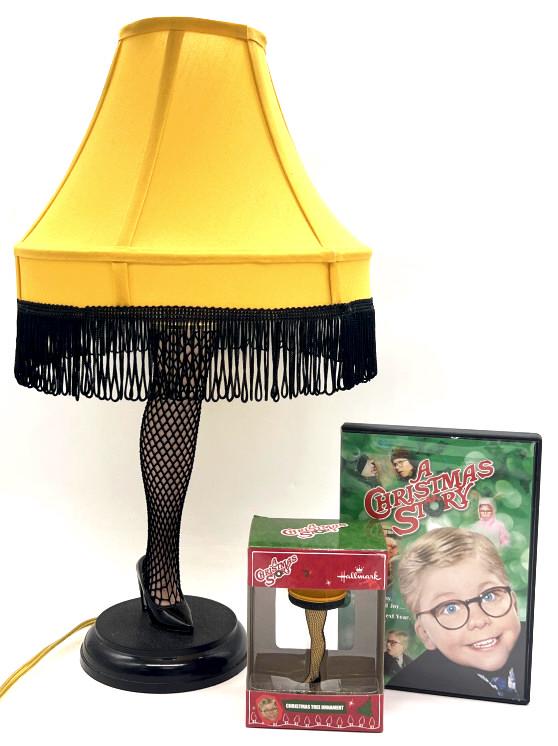 A Christmas Story 18in Leg Lamp, Hallmark Ornament