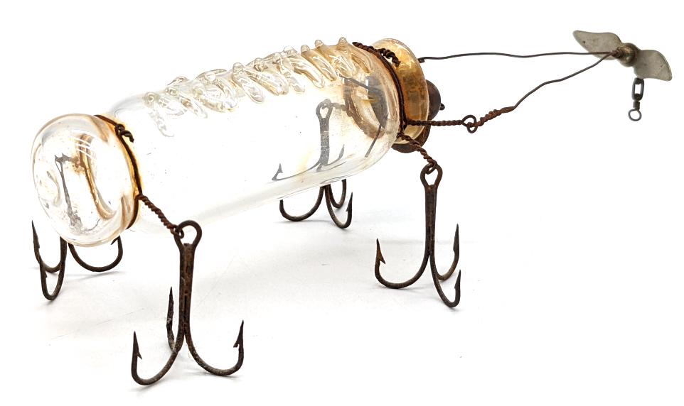 Early Glass Live Minnow Tube Fishing Lure Auction