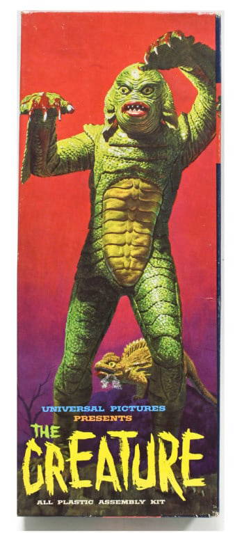 Orig. 1963 Aurora The Creature Model Kit Box Only Auction