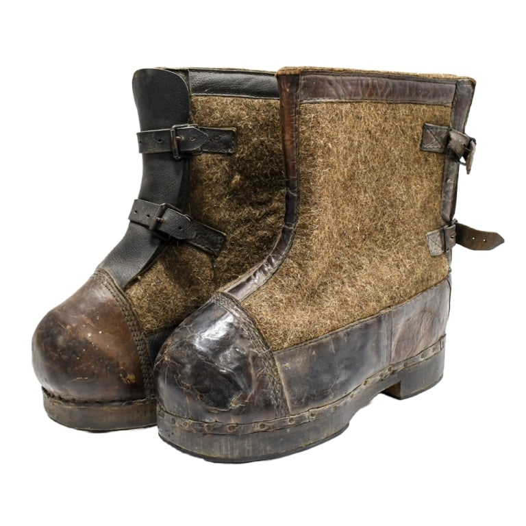 Wwii German Military Sentry Winter Overboots Auction