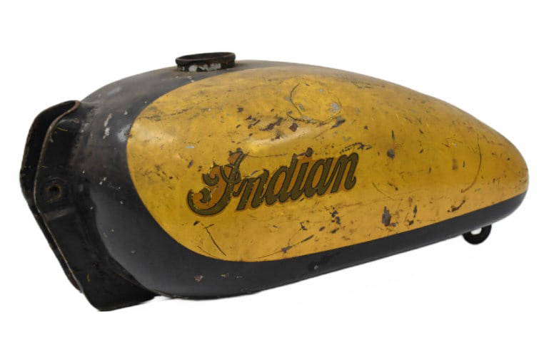 Vintage Indian Motorcycle Gas / Fuel Tank Auction