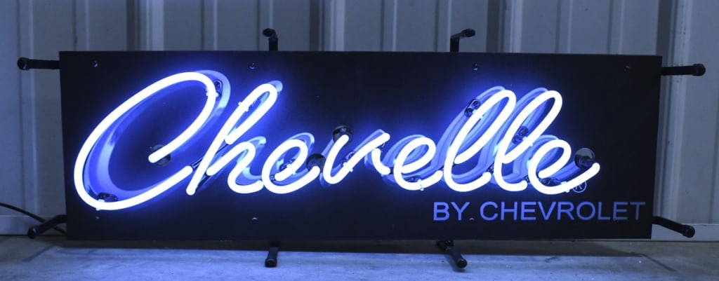 Chevrolet Chevelle Neon Advertising Fantasy Sign Auction