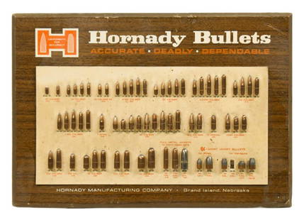 Hornady Bullets Display Advertising Sign