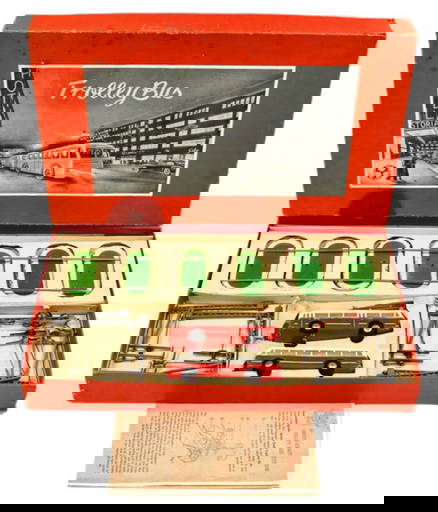 Aristo Craft Ho Electric Trolley Bus System W/ Box