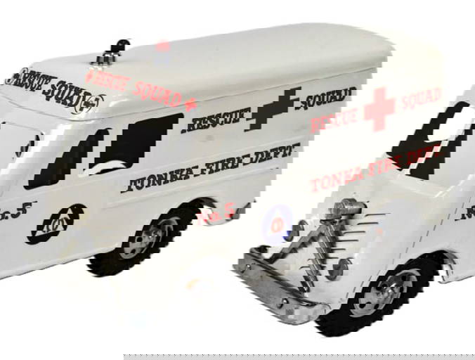 Restored Tonka Civil Defense Rescue Squad Van