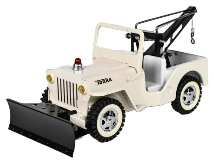 Restored Tonka Aa Wrecker Jeep W/ Plow Auction