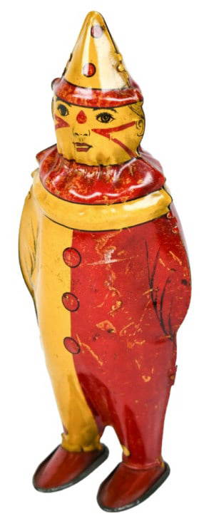 Lindstrom Tin Litho Windup Johnny The Clown Auction