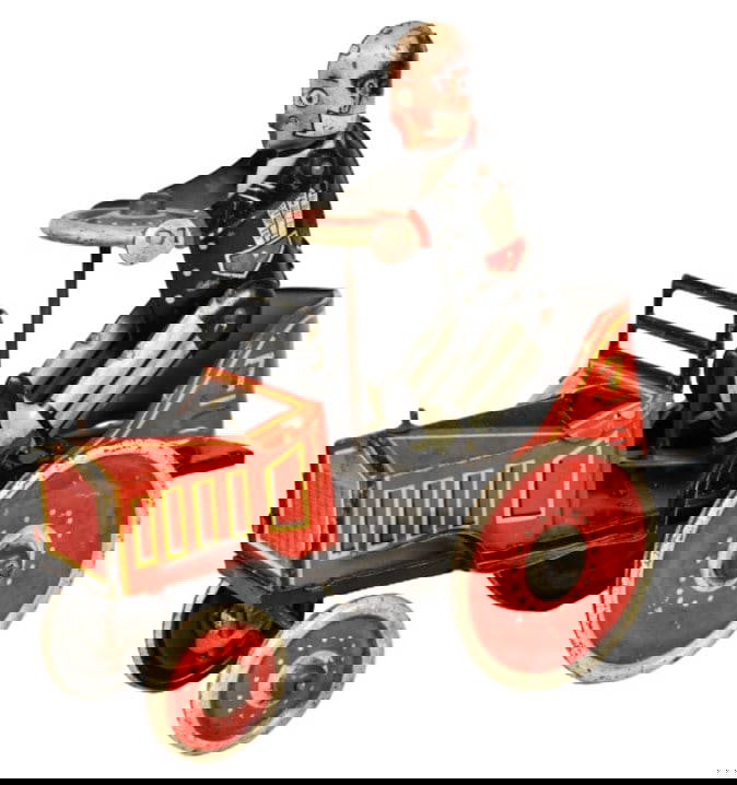 Marx Tin Litho Windup Coo Coo Car Auction