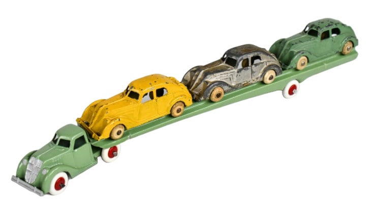 Hubley Car Carrier W/ Hubley Cars Auction