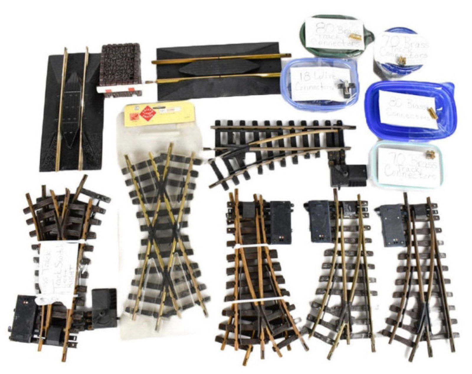 G Scale Brass Track Switches Connectors & More