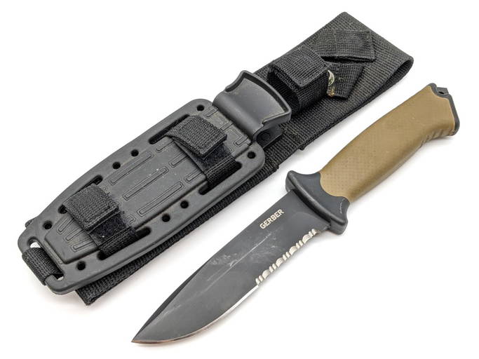 Gerber Fixed Blade Outdoorsman Knife W/ Sheath